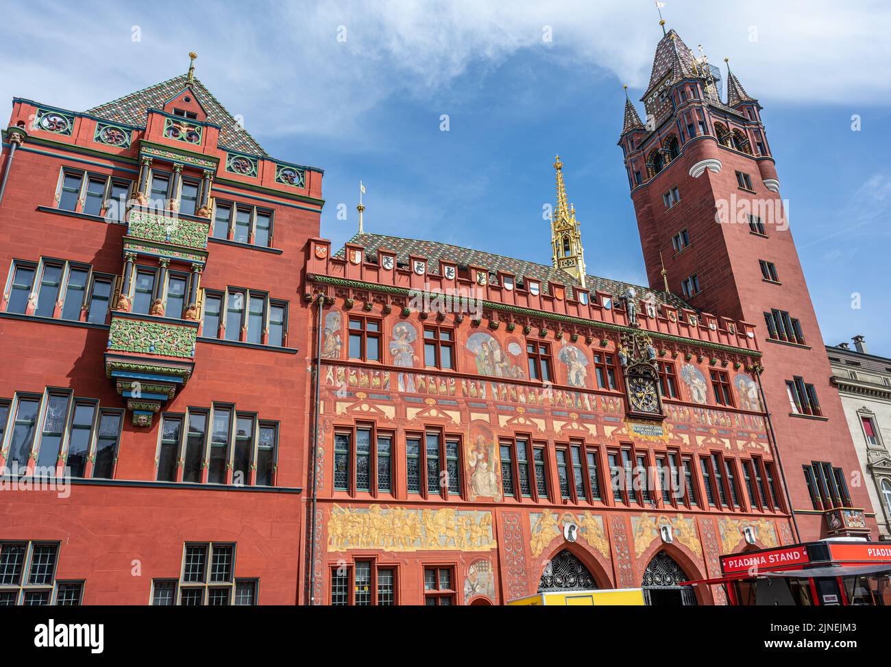 Basel Town Hall (Rathaus Stock Photo - Alamy
