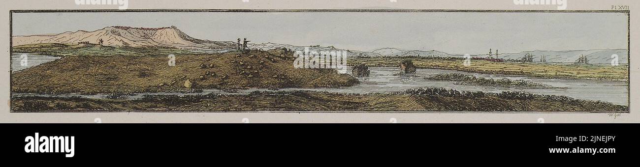 The confluence of Karamenderes (and Scamander) river with Simoes, river ...