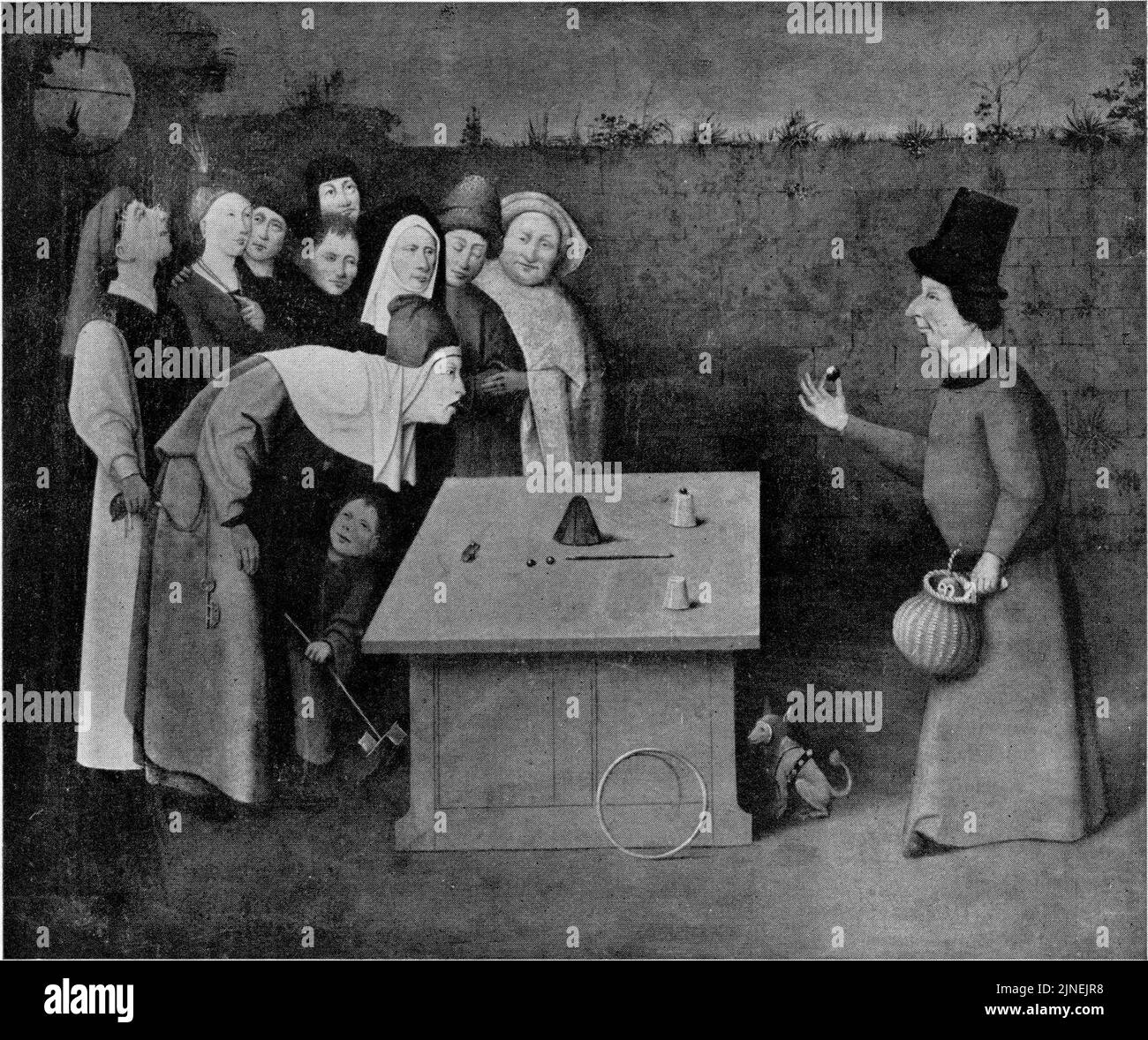 The Conjurer by Hieronymus Bosch (Vermeylen 1939 Stock Photo - Alamy