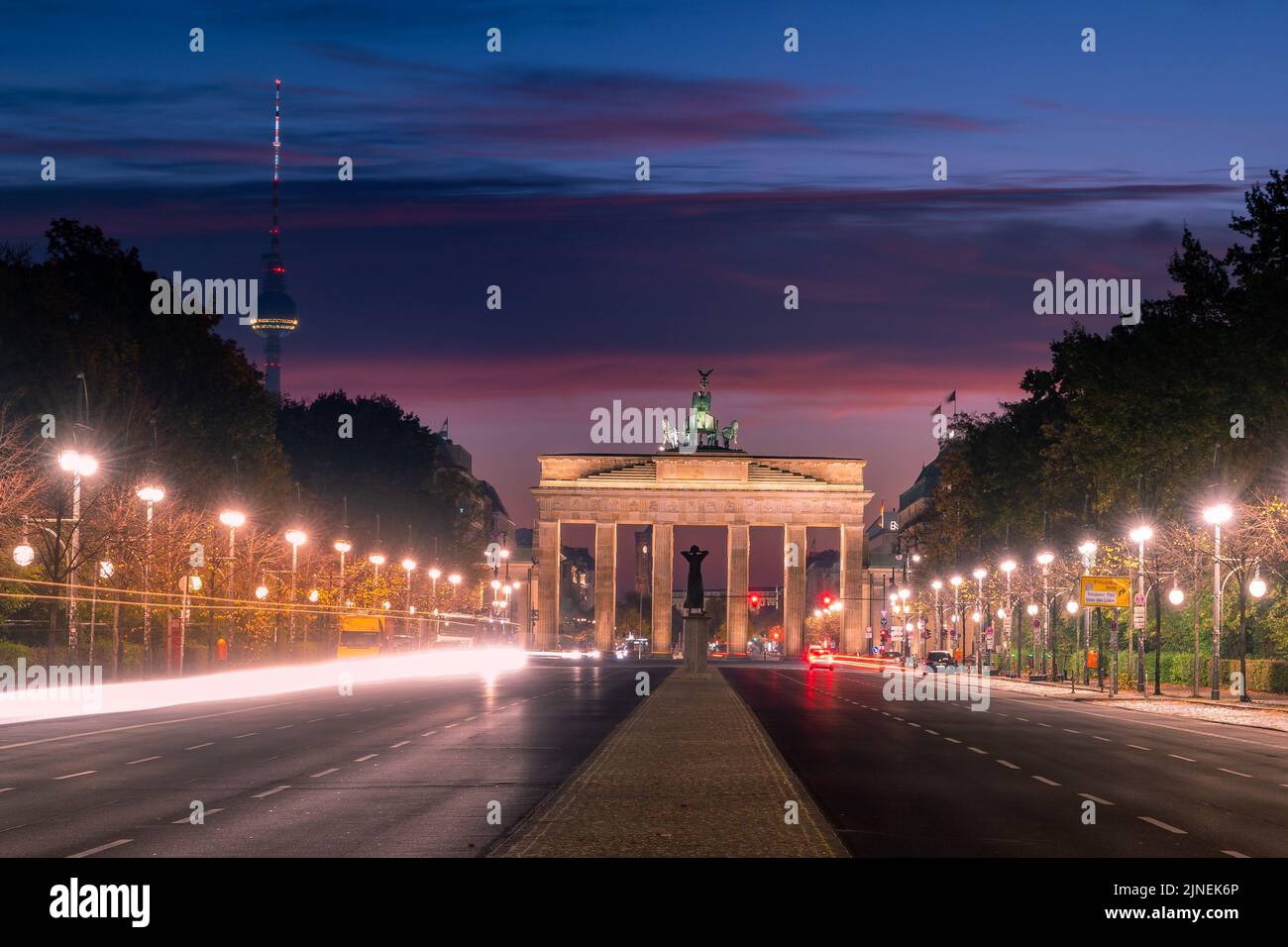 The Brandenburg Gate, an 18th-century neoclassical monument in Berlin ...