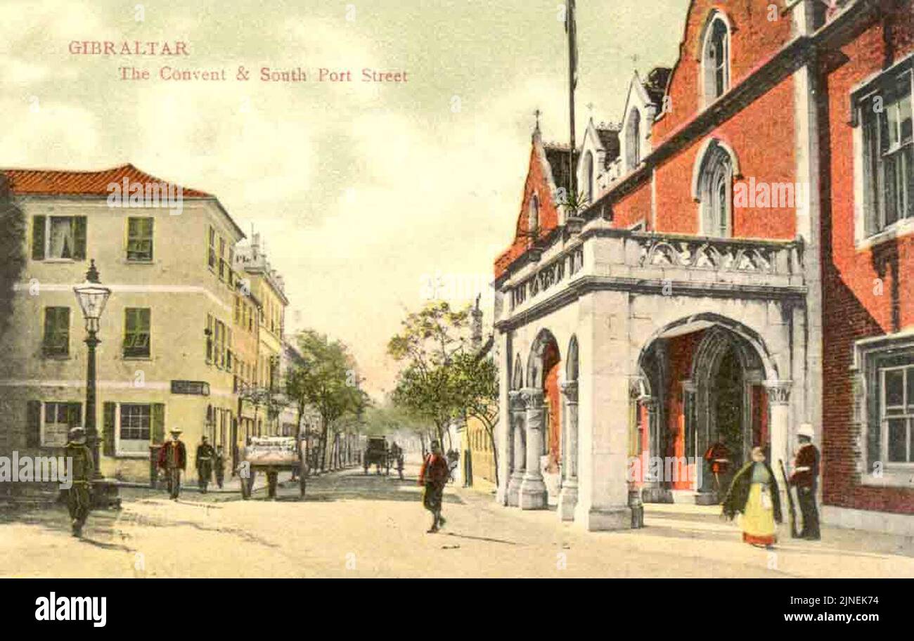 The Convent and South Port Street Stock Photo - Alamy