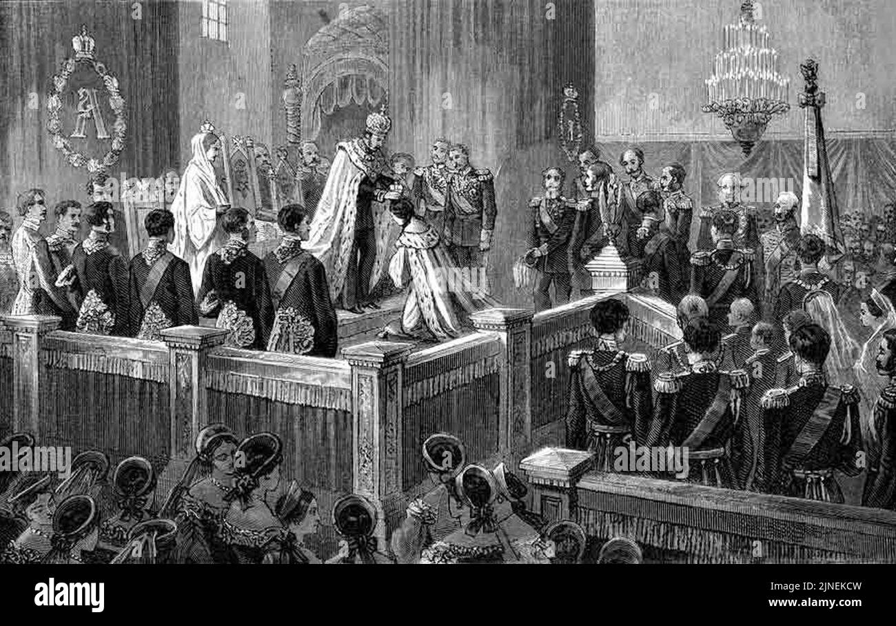 The Coronation Of Alexander II And Maria Alexandrovna. August 26, 1866 ...