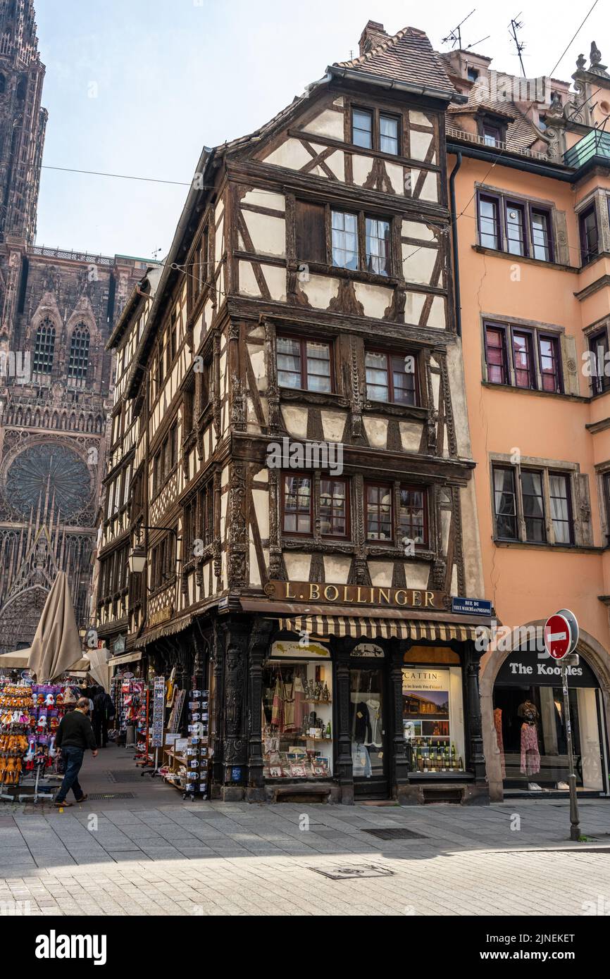 Medieval buildings, La Petit France, Strasbourg Stock Photo - Alamy