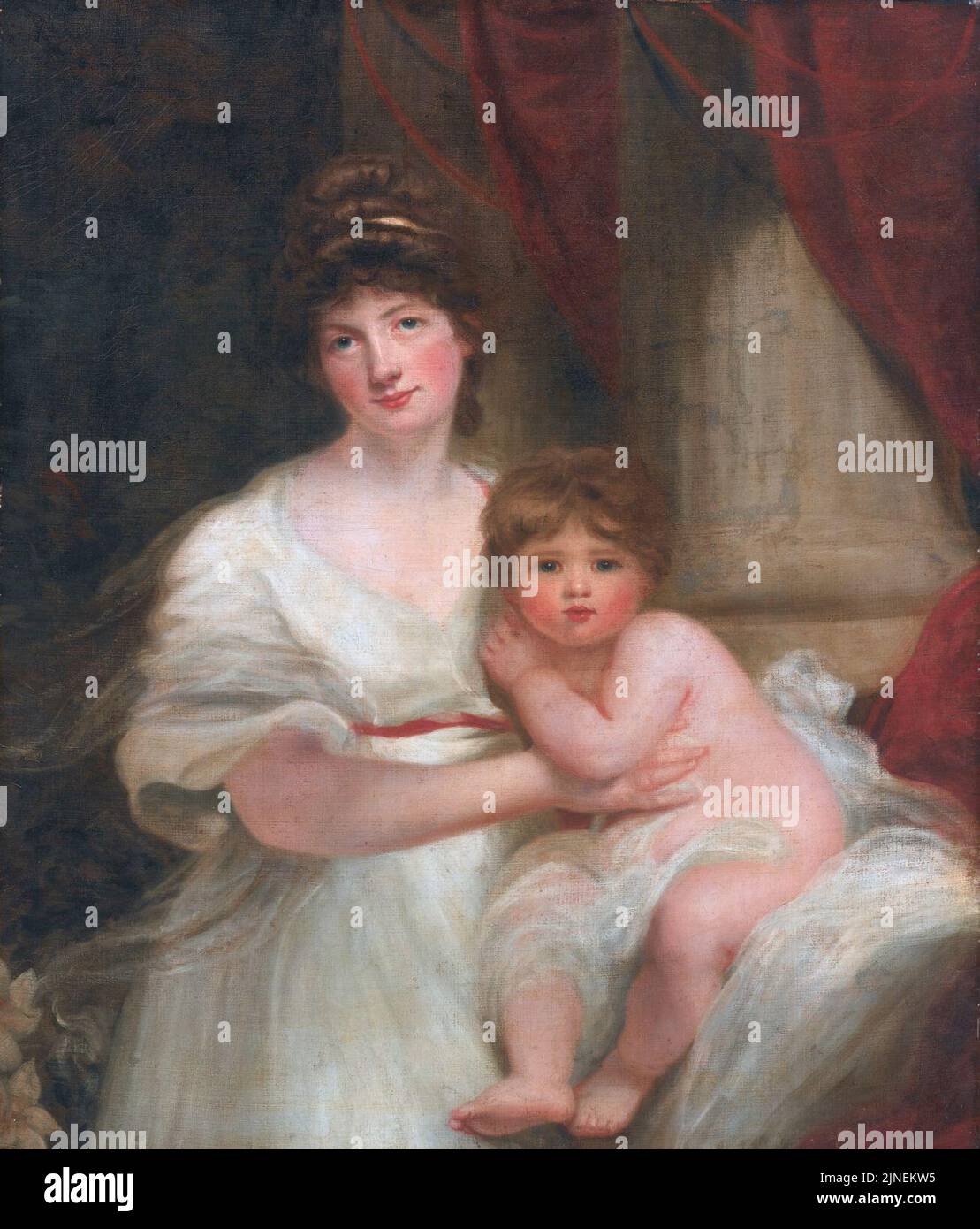 The Countess of Oxford and her daughter, Lady Jane Elizabeth Harley, by ...