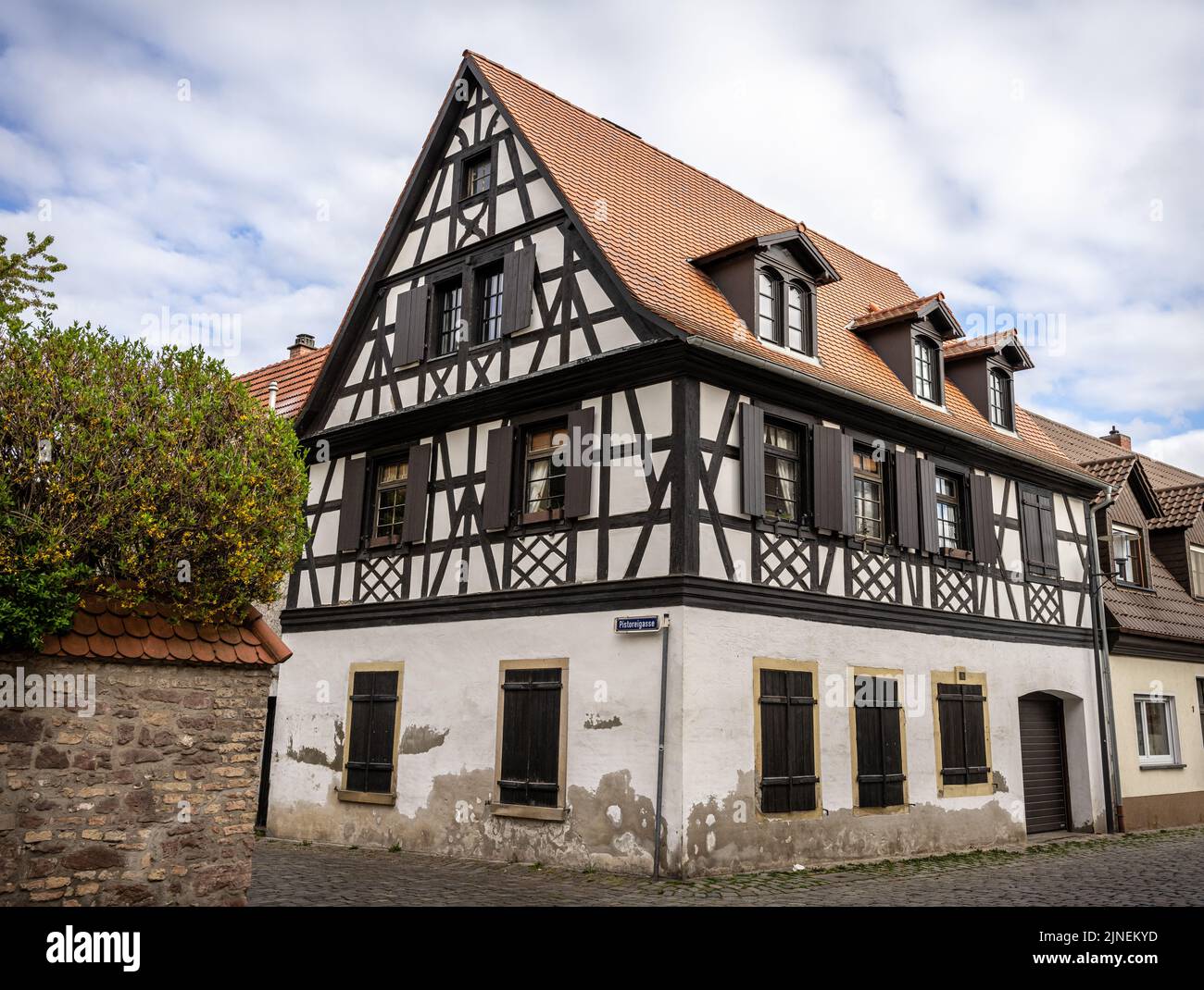 Medieval building, Speyer Stock Photo - Alamy