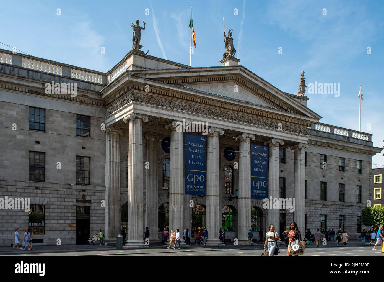 General Post Office, O'Connell Street, Dublin, Ireland Stock Photo - Alamy