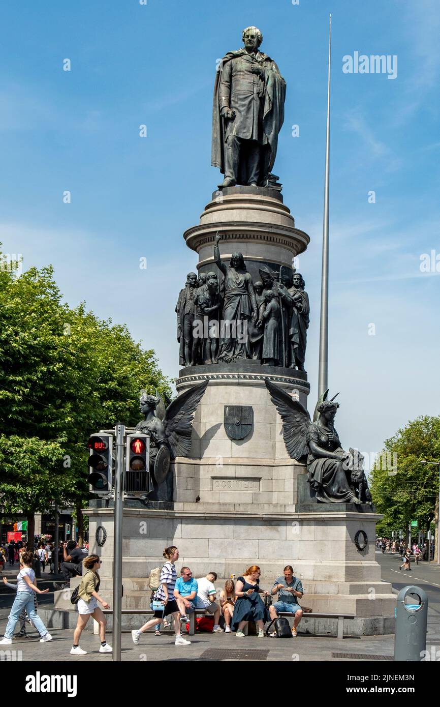 The O'Connell Monument, Dublin, Ireland Stock Photo - Alamy