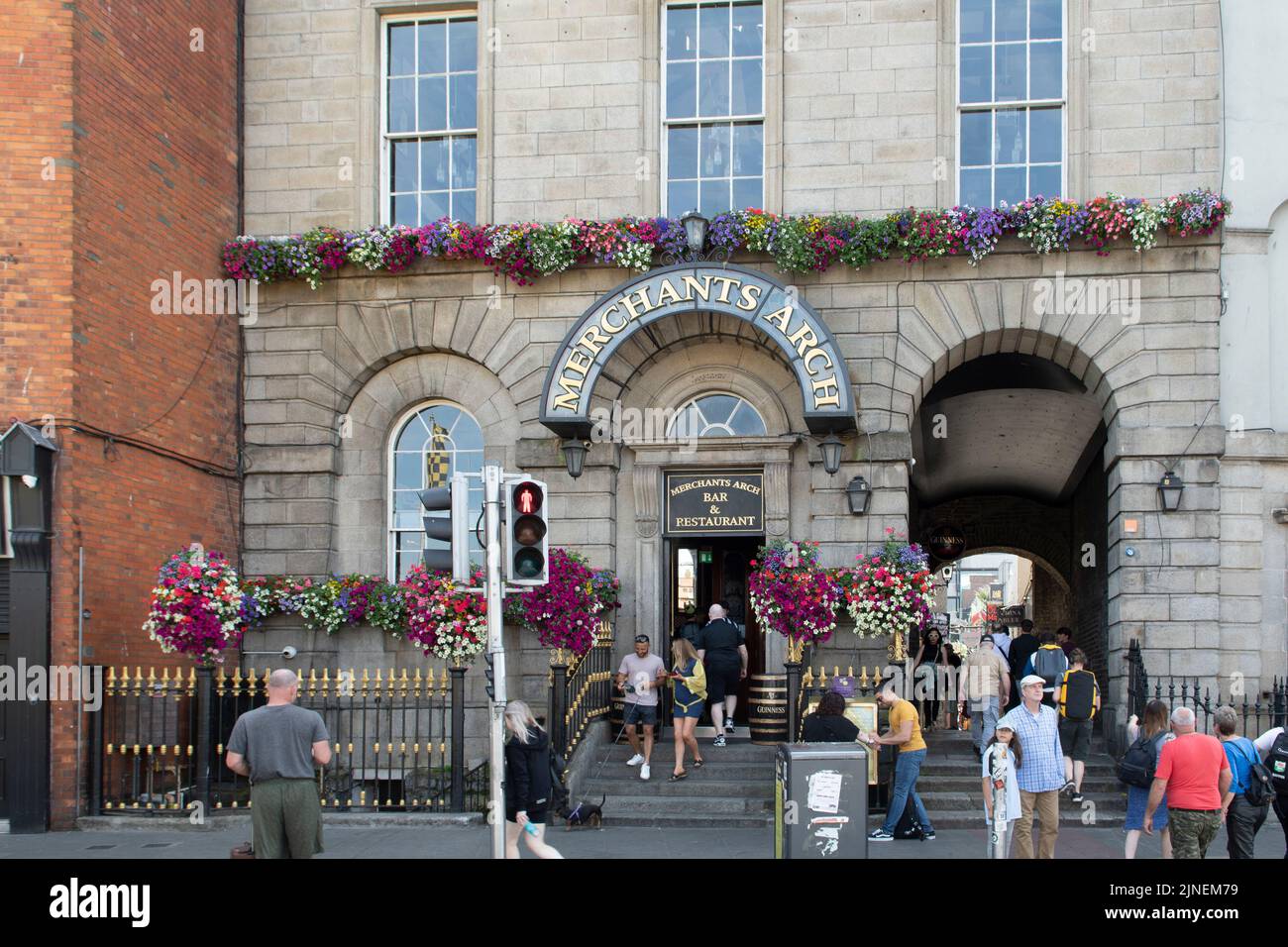 Merchant's Arch, Dublin, Ireland Stock Photo - Alamy