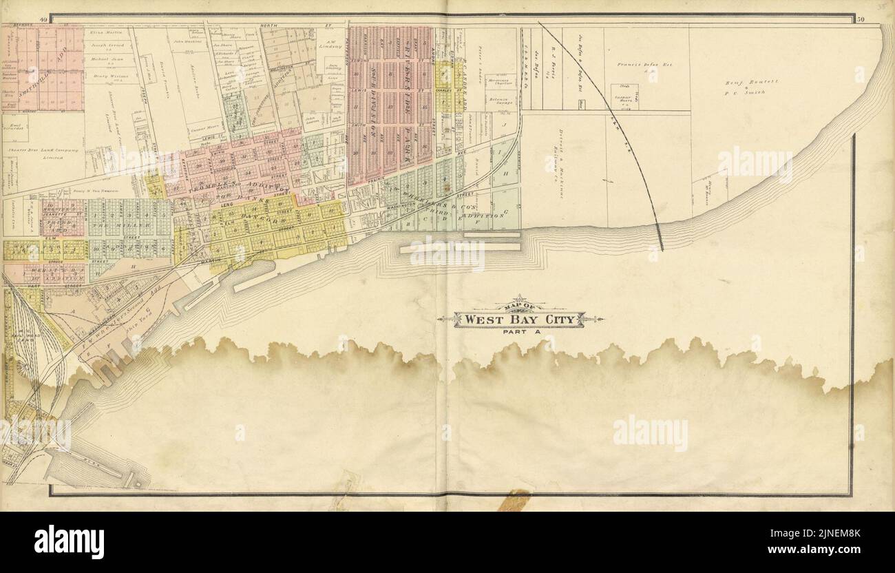 The county of Bay, Michigan - maps, history, illustrations and ...