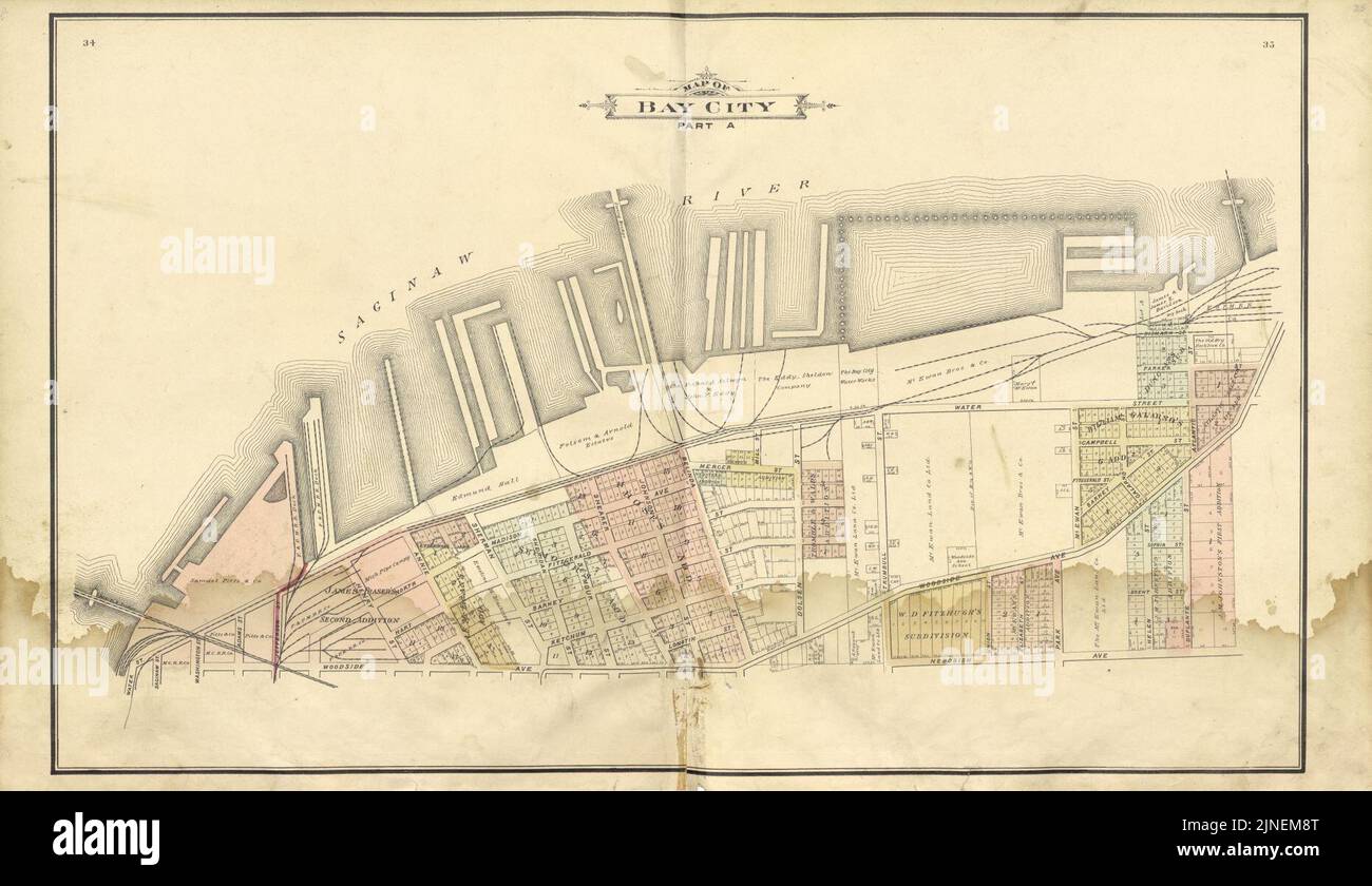 The county of Bay, Michigan - maps, history, illustrations and ...