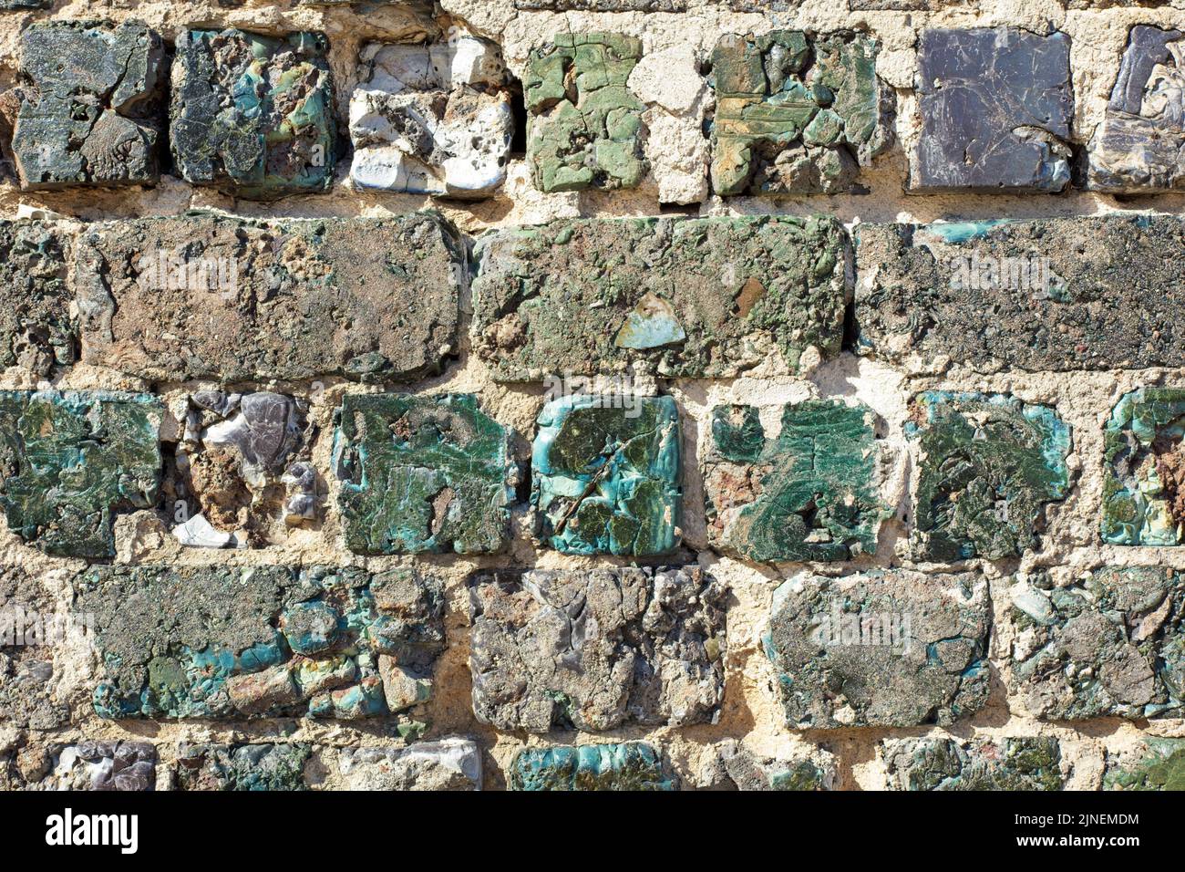 Ancient rock wall Stock Photo - Alamy