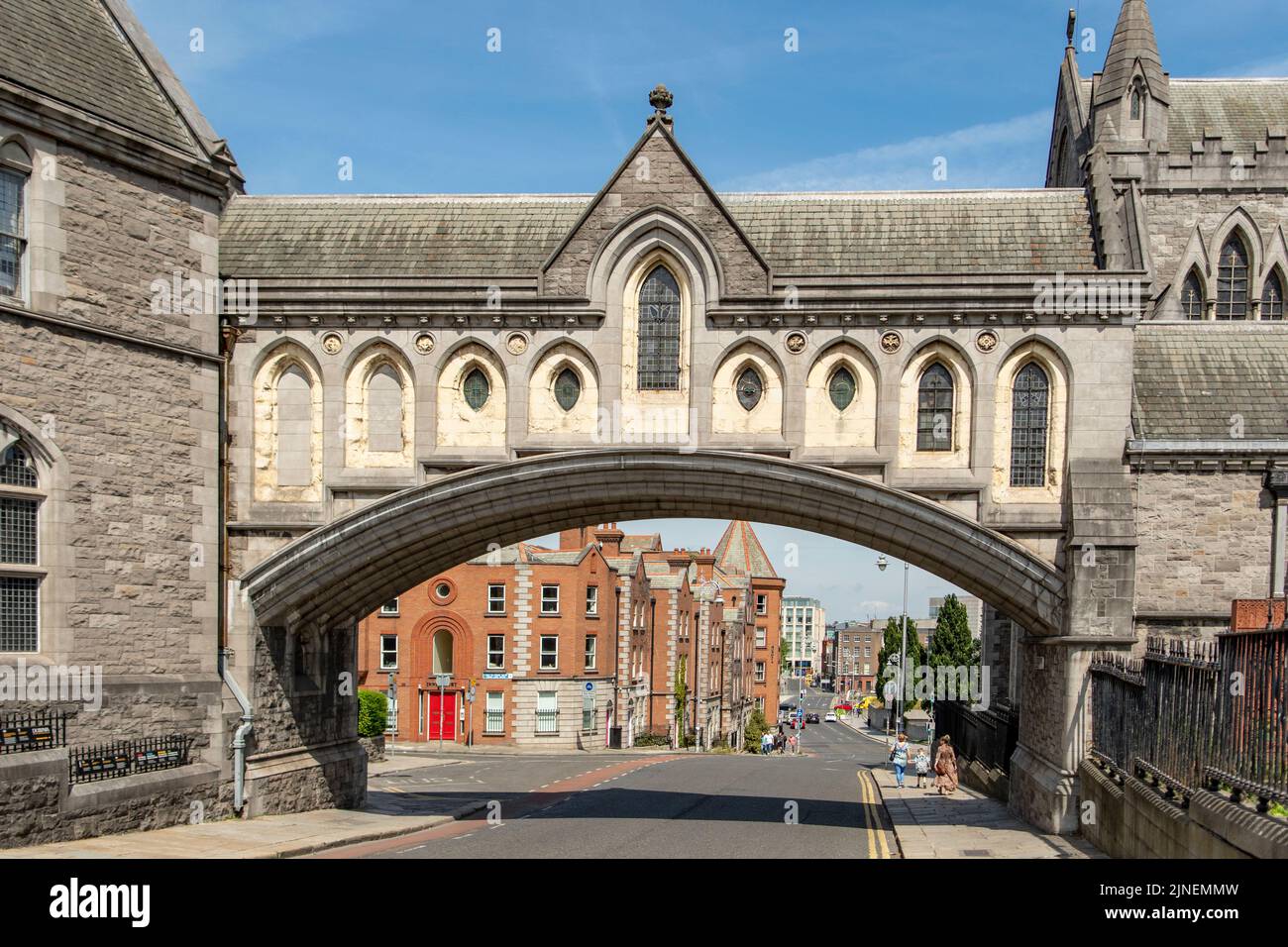 Covered Bridge from Cathedral to Synod Hall, Dublin, Ireland Stock ...