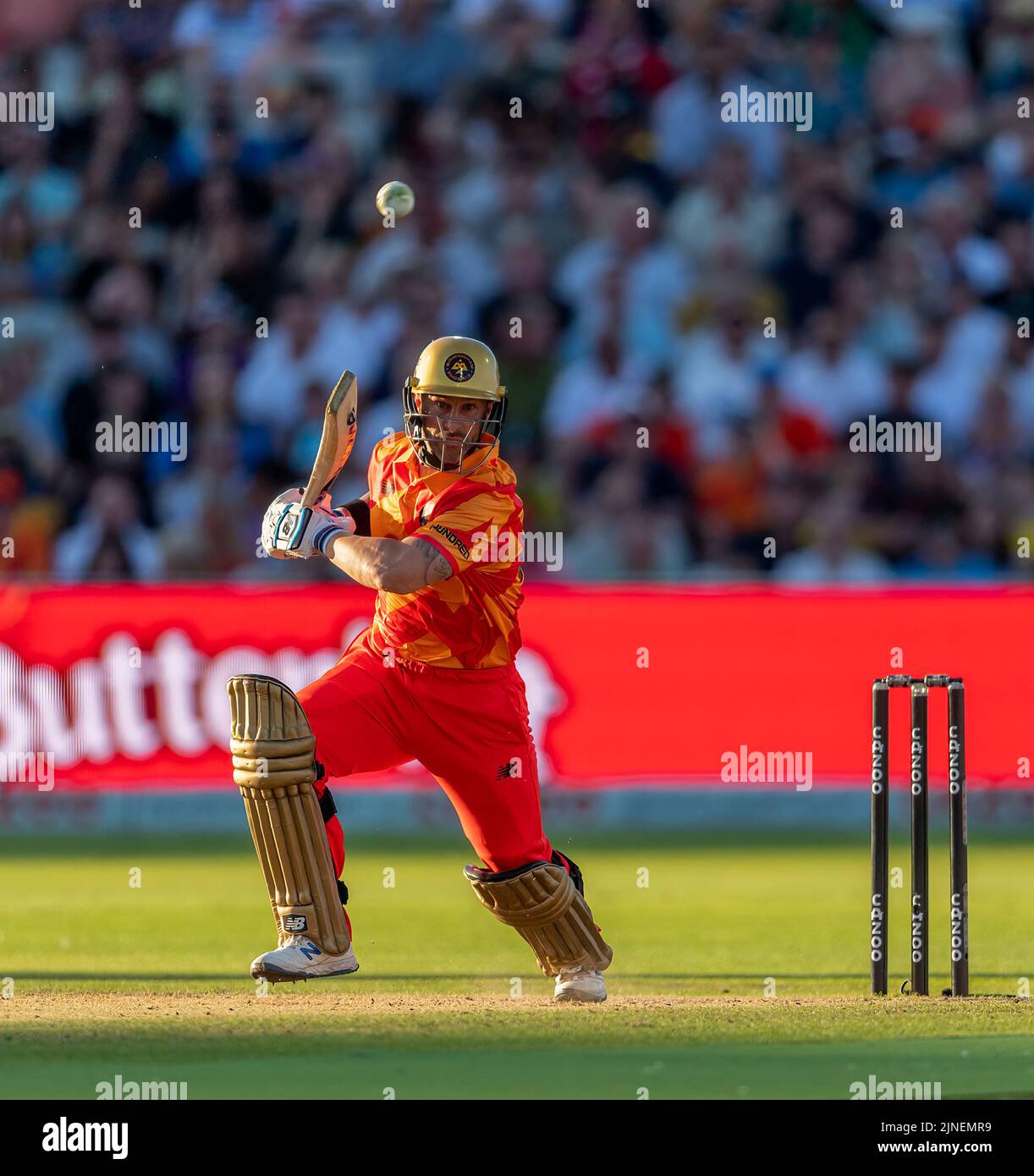 Matthew Wade of Birmingham Phoenix batting in The Hundred Stock Photo ...
