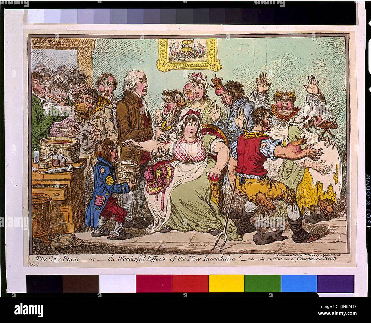 The cow-pock - or - the wonderful effects of the new inoculation - Js ...
