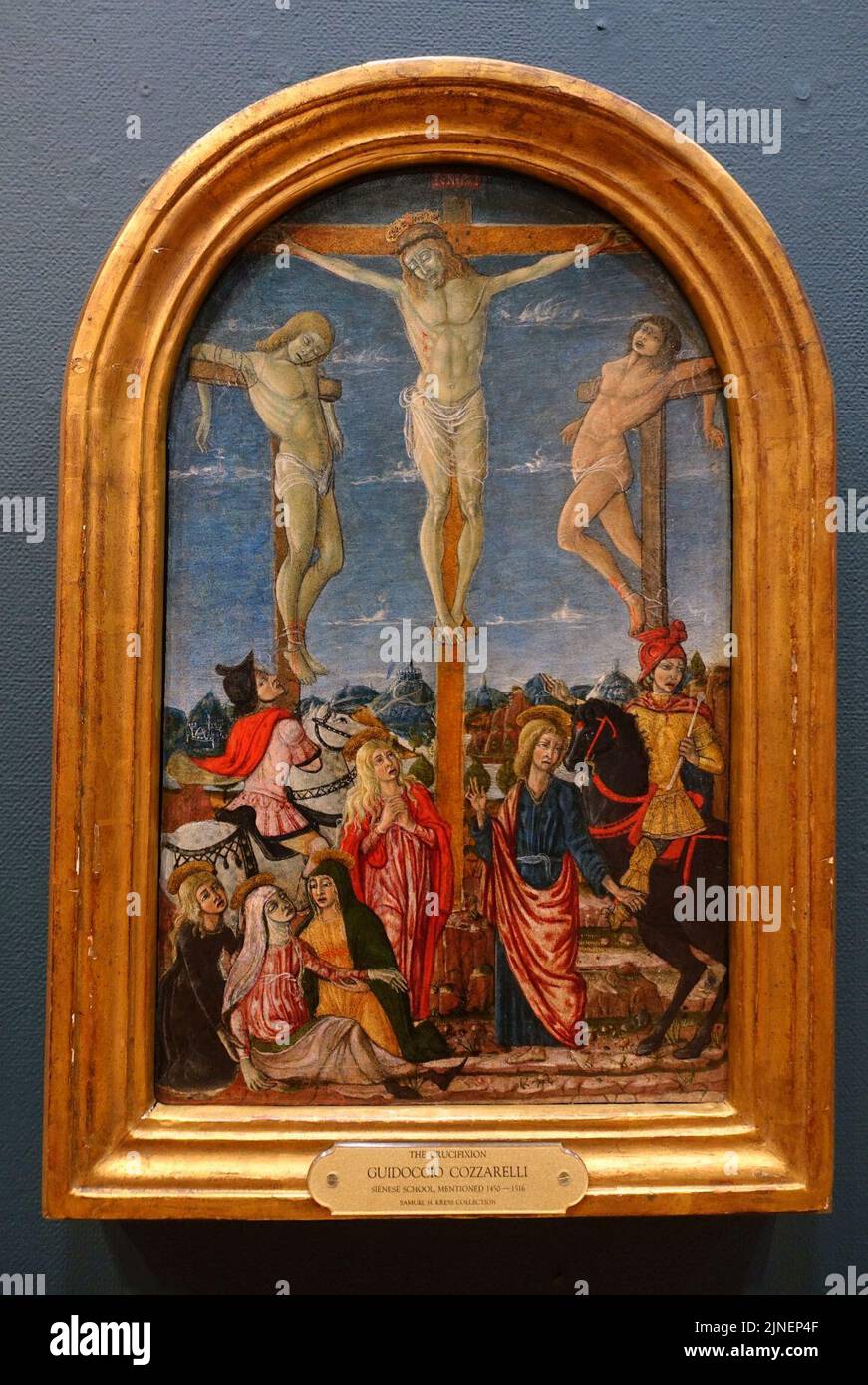 The Crucifixion by Guidoccio Cozzarelli, 1483 Stock Photo - Alamy