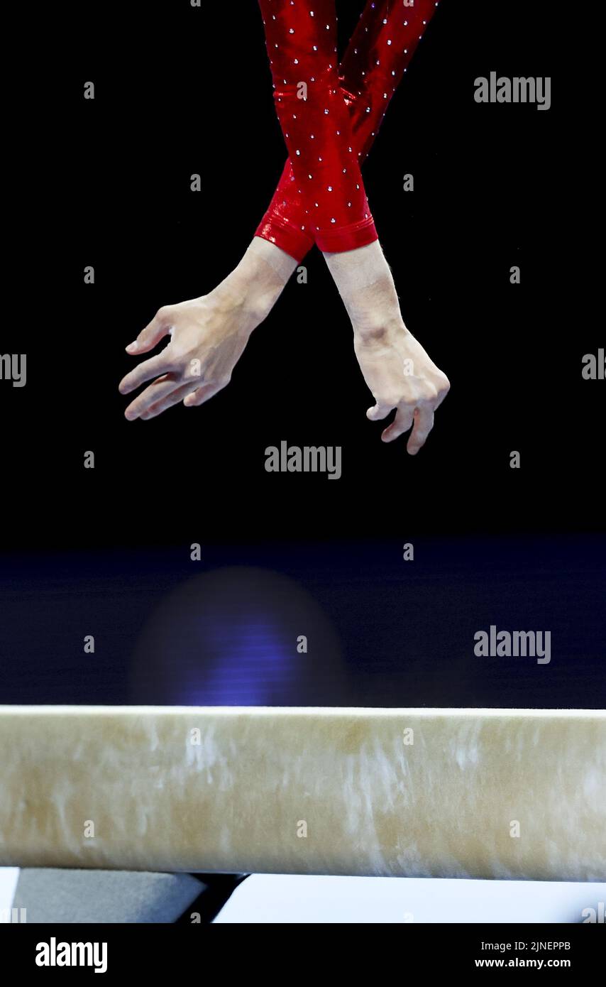 MUNCHEN - Naomi Visser in action during the gymnastics all-round (f ...