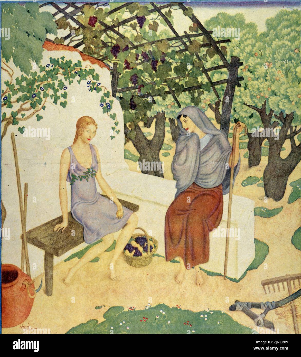 "Pomona and Vertumnus" published May7, 1933 in the American Weekly ...