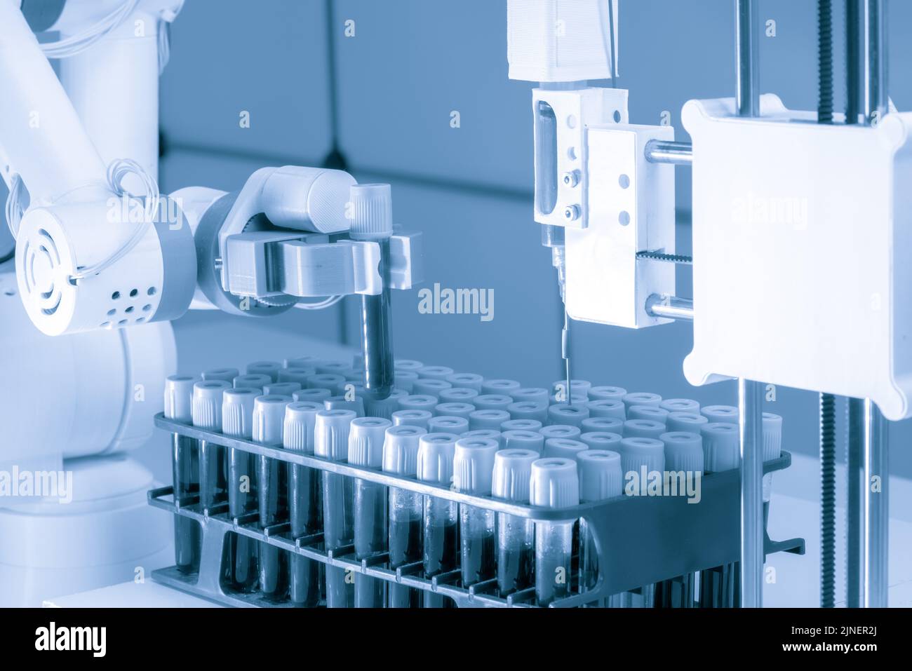 modern microbiological genetic laboratory Stock Photo - Alamy