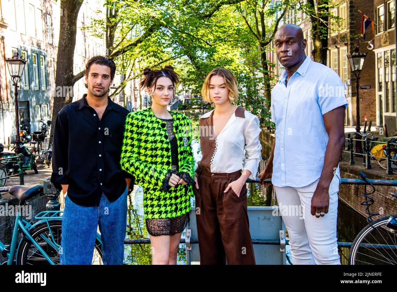 Fabien Frankel, Emily Carey, Milly Alcock and Steve Toussaint during ...