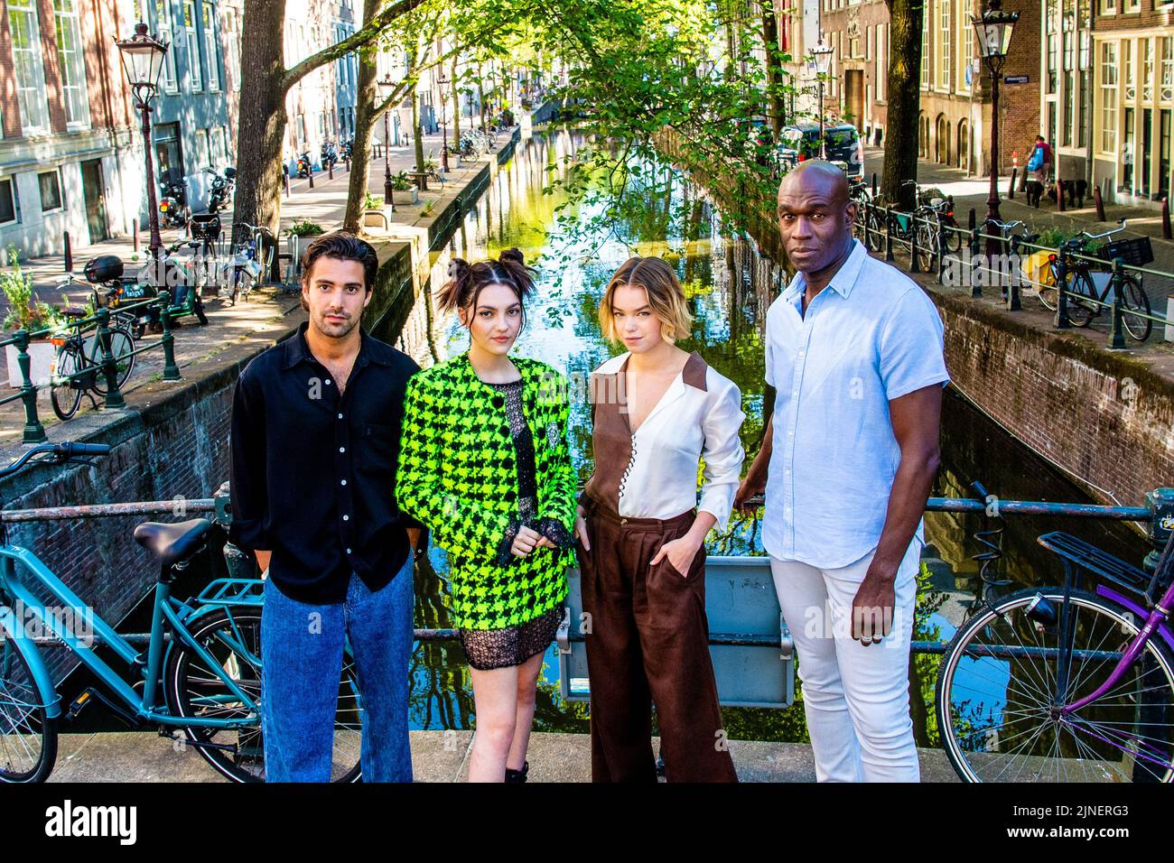 Fabien Frankel, Emily Carey, Milly Alcock and Steve Toussaint during ...