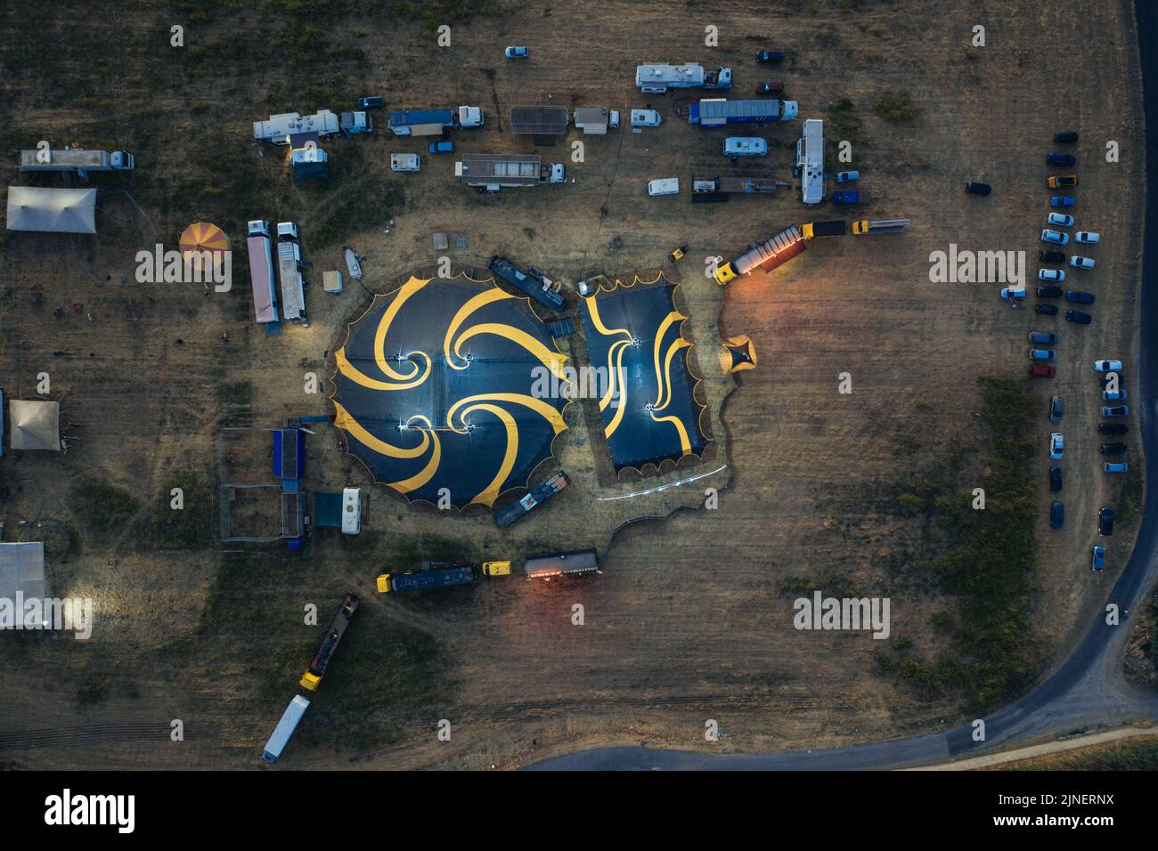 Circus caravans hi-res stock photography and images - Alamy