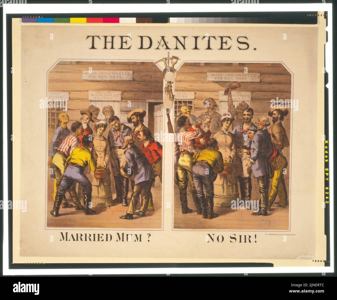 The Danites - W.J. Morgan & Co. lith., Cleveland, O Stock Photo - Alamy