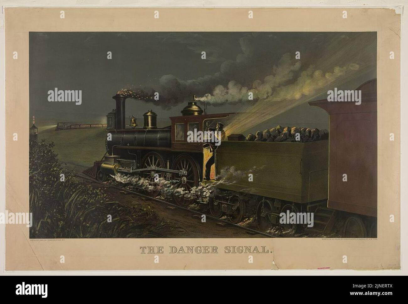 The danger signal Stock Photo - Alamy