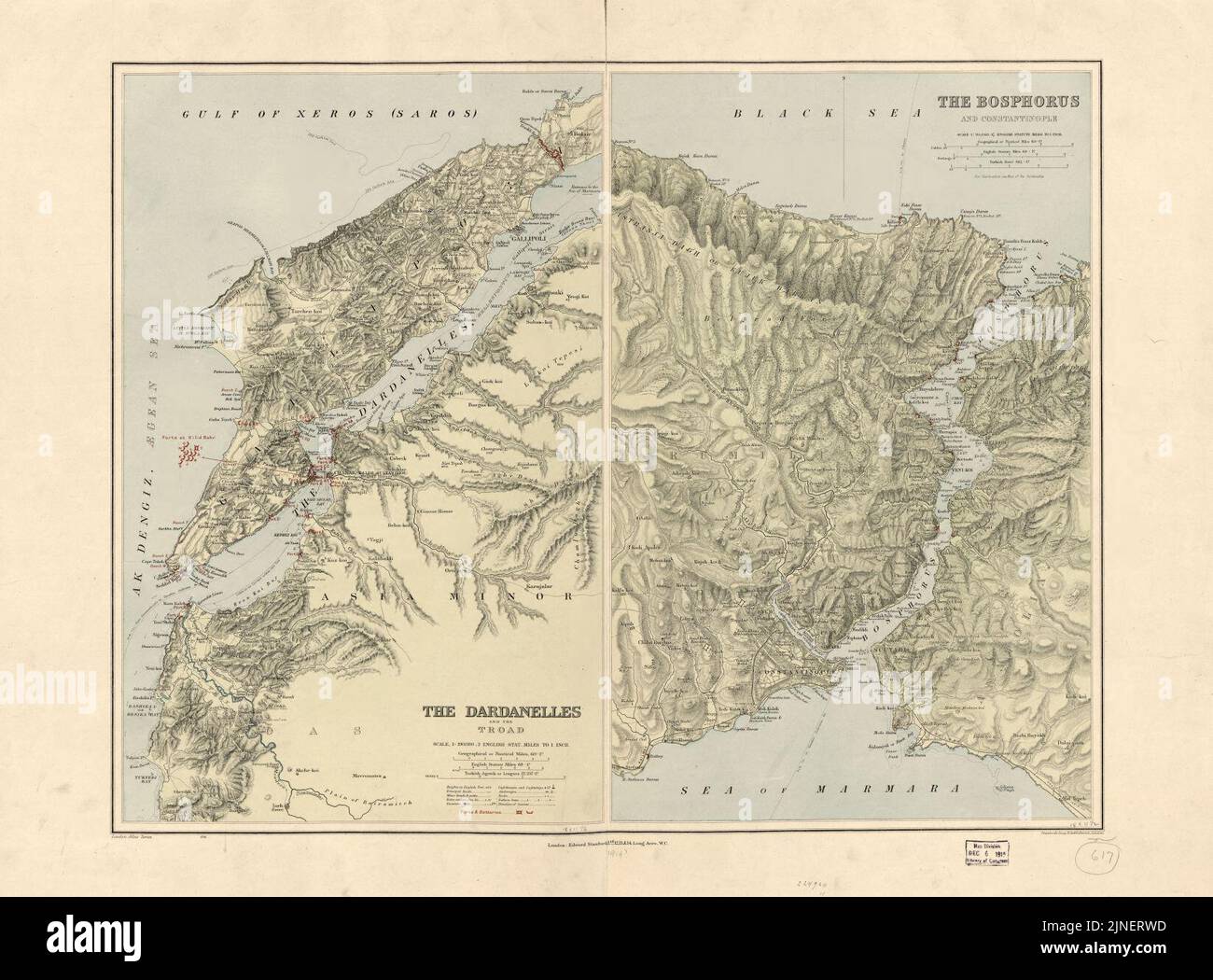 The Dardanelles and The Troad ; The Bosphorus and Constantinople Stock ...