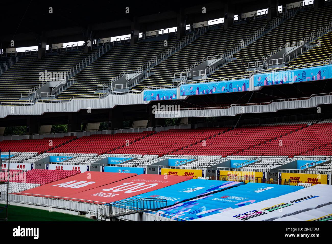 ABB Branding Seoul 1988 Olympic Games venue during the 2022 Seoul ePrix ...
