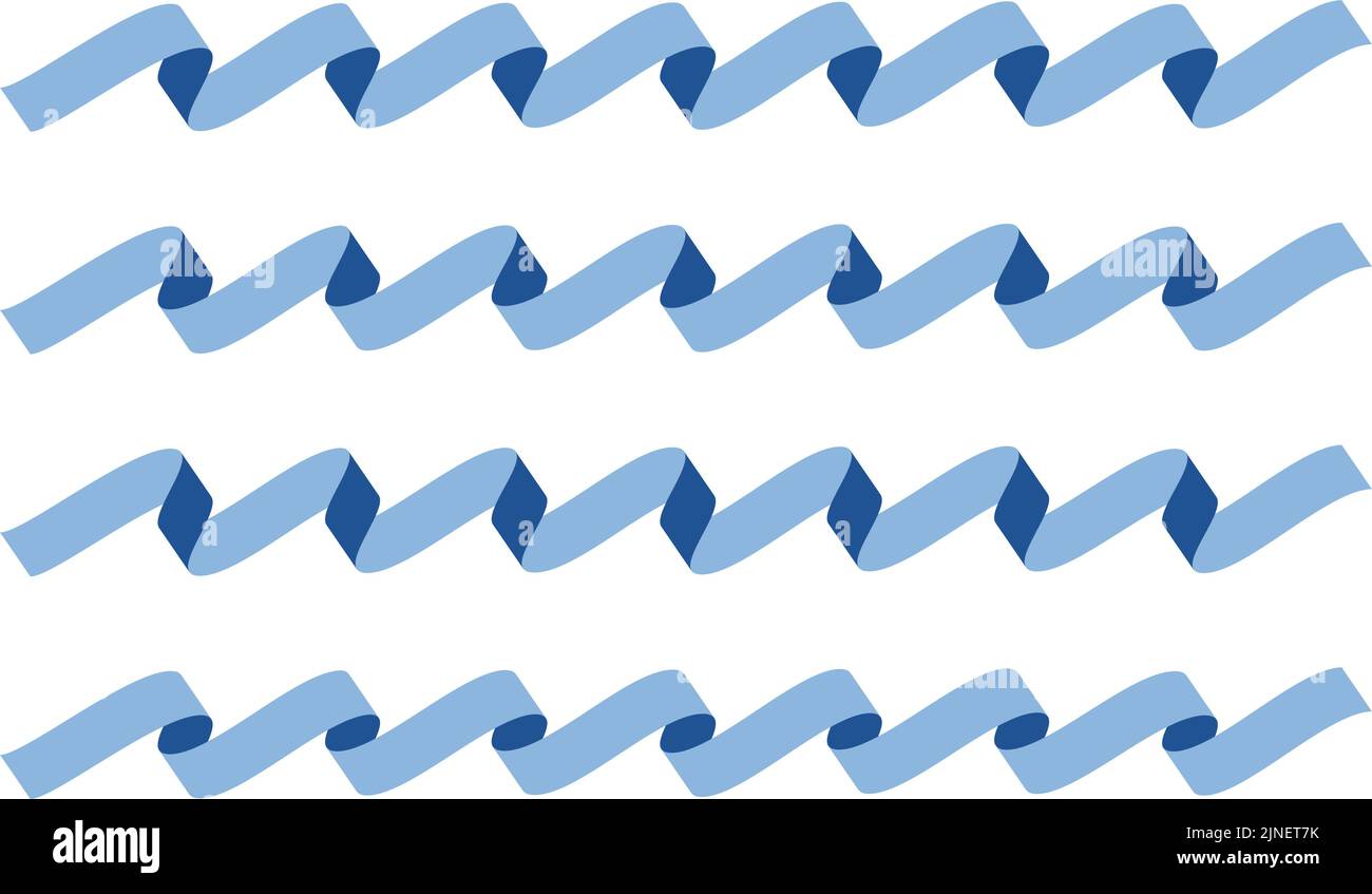 Blue curved ribbon retro Stock Vector Images - Alamy