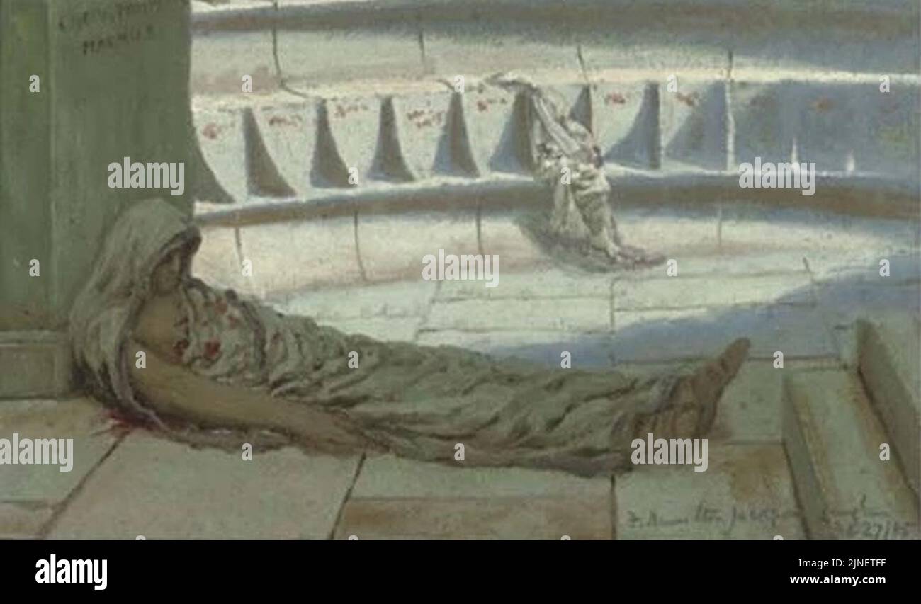 The death of Caesar (Jackson Stock Photo - Alamy