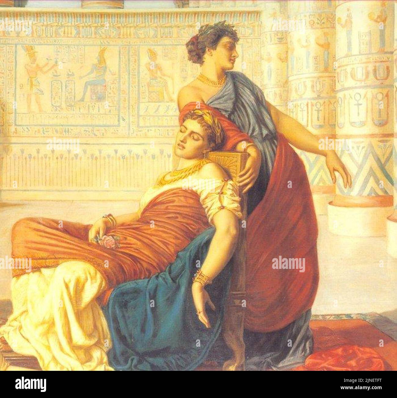 The Death of Cleopatra by Valentine Cameron Prinsep Stock Photo - Alamy