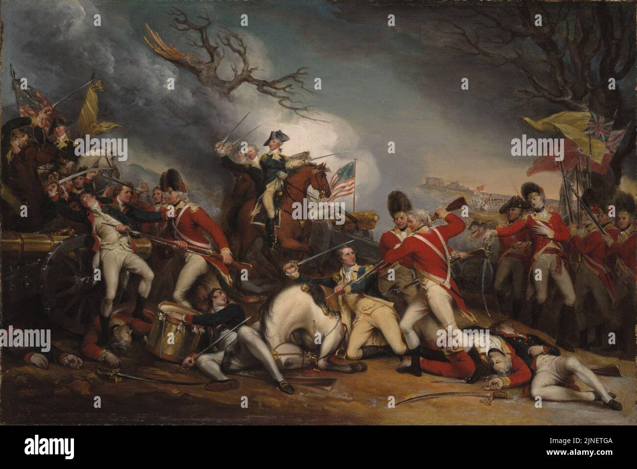 The Death of General Mercer at the Battle of Princeton January 3 1777 ...
