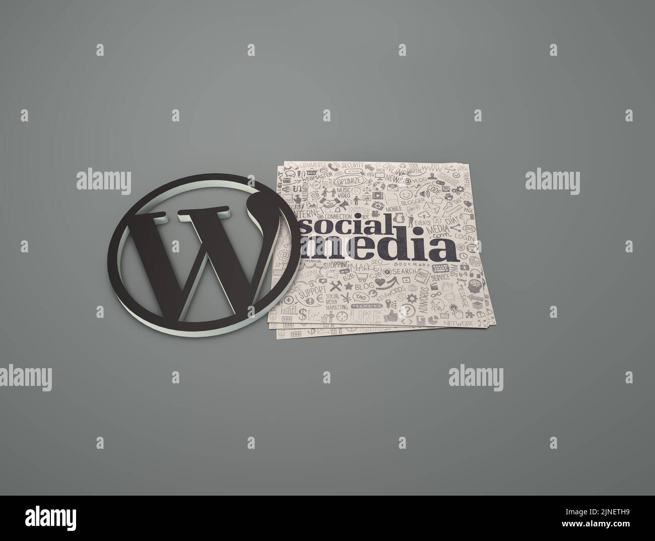 social media, wordpress backgrounds Stock Photo - Alamy