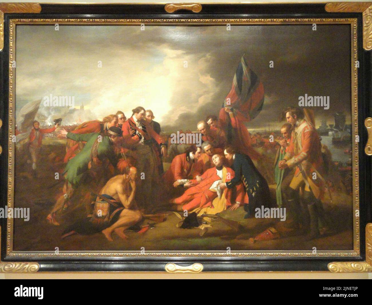 The Death of General Wolfe by Benjamin West Stock Photo - Alamy