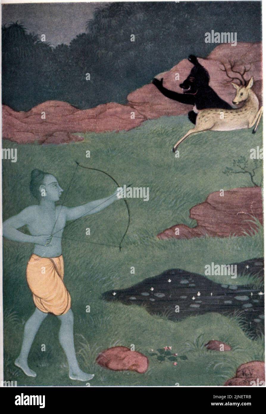 The Death of Maricha Stock Photo - Alamy