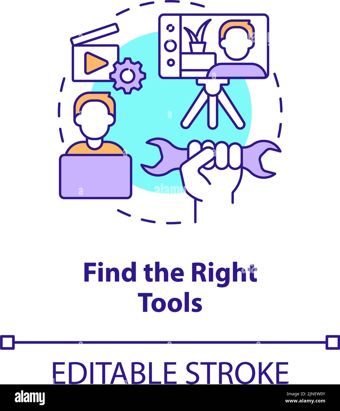 Find right tools concept icon Stock Vector Image & Art - Alamy Find right tools concept icon Stock Vector Image & Art - Alamy