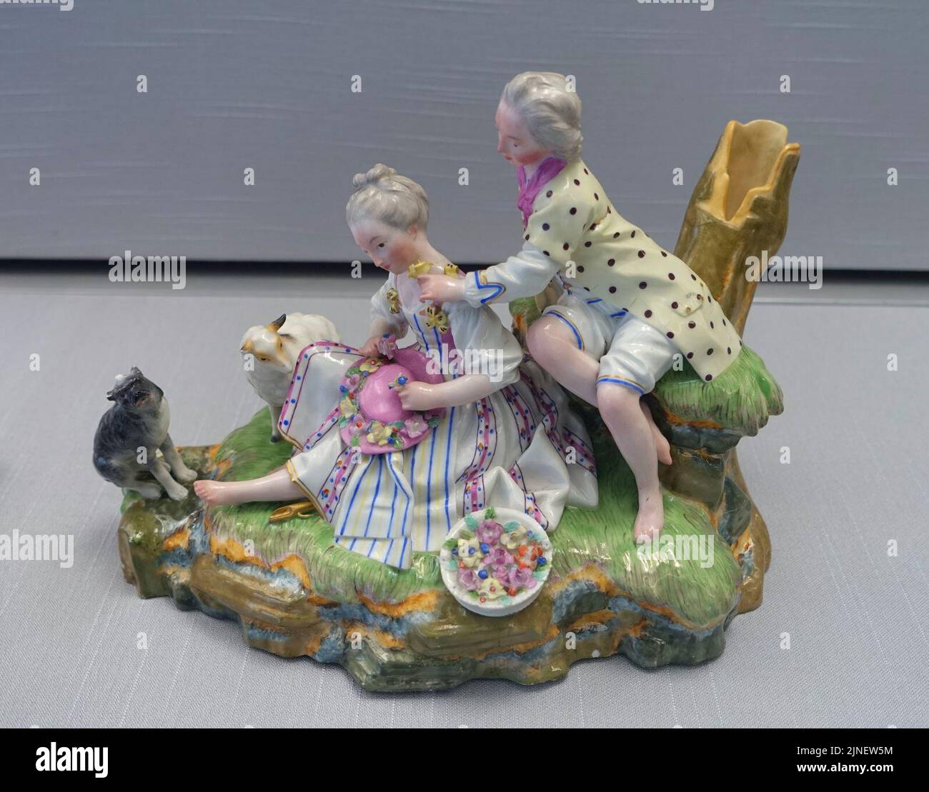 The Decorated Hat, by Johann Peter Melchior, Hochst, c. 1770, porcelain ...