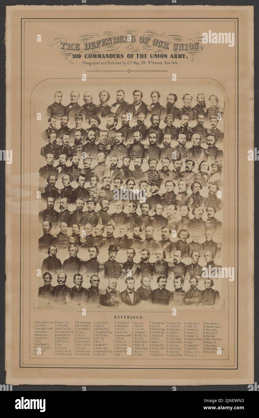 The defenders of our Union 109 Commanders of the Union Army ...