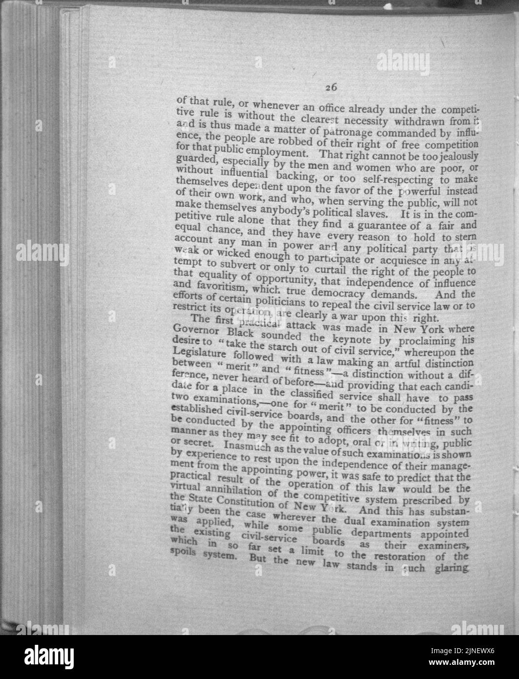 The Democracy of the Merit System p26 Stock Photo - Alamy