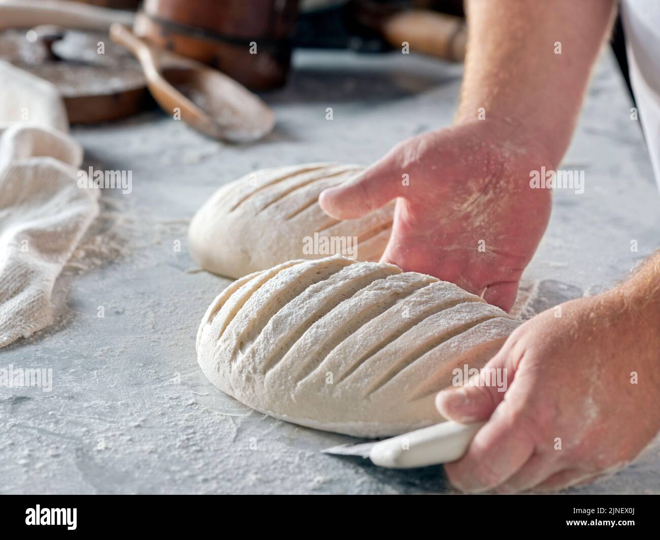 Craftsman bread hi-res stock photography and images - Alamy