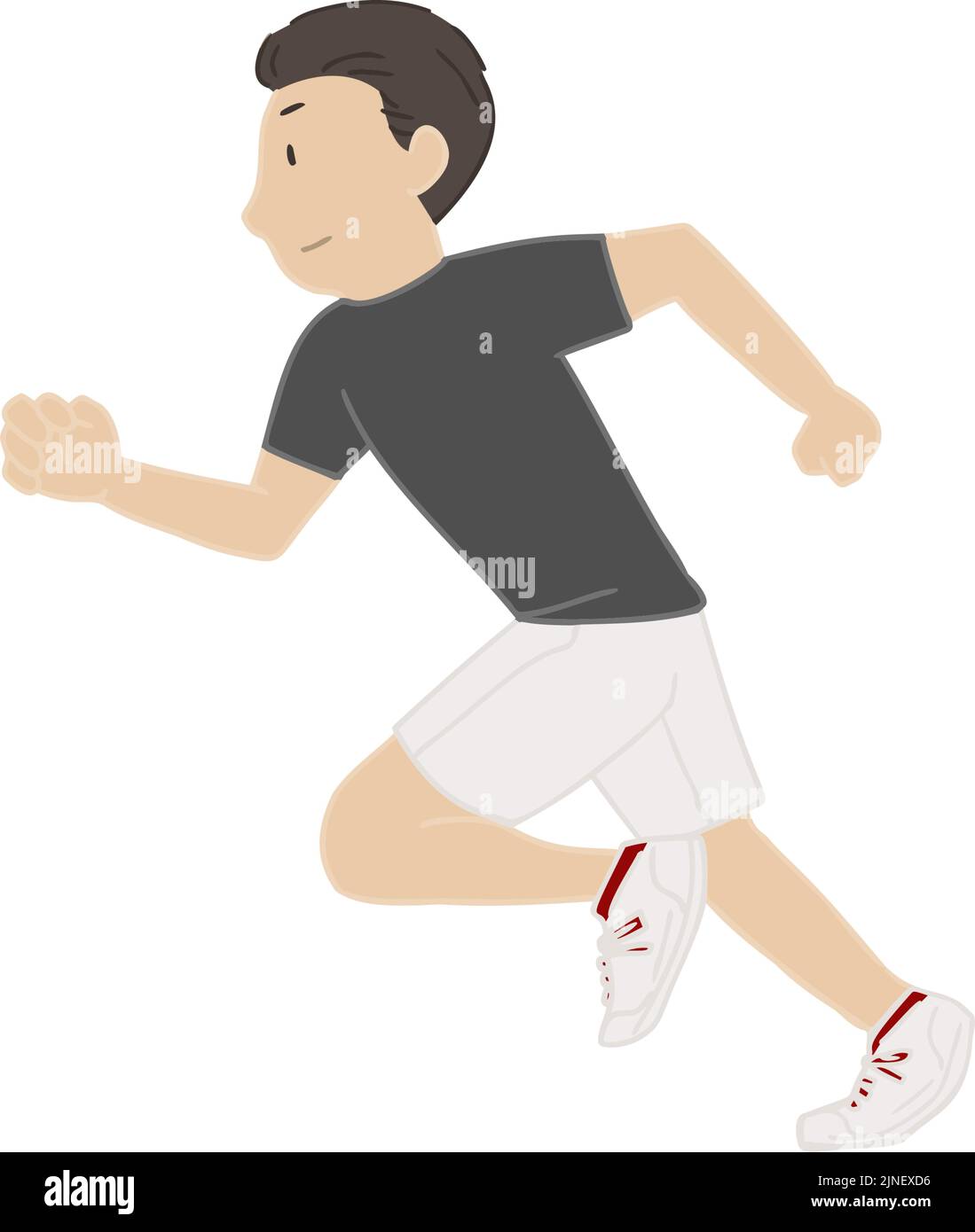 Half marathon running Stock Vector Images - Alamy