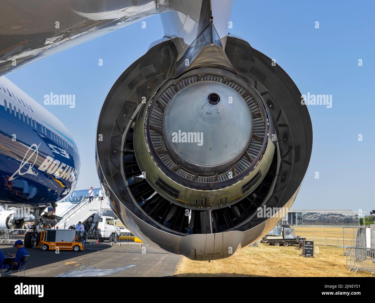 Boeing 777x Engine Stock Photo - Alamy