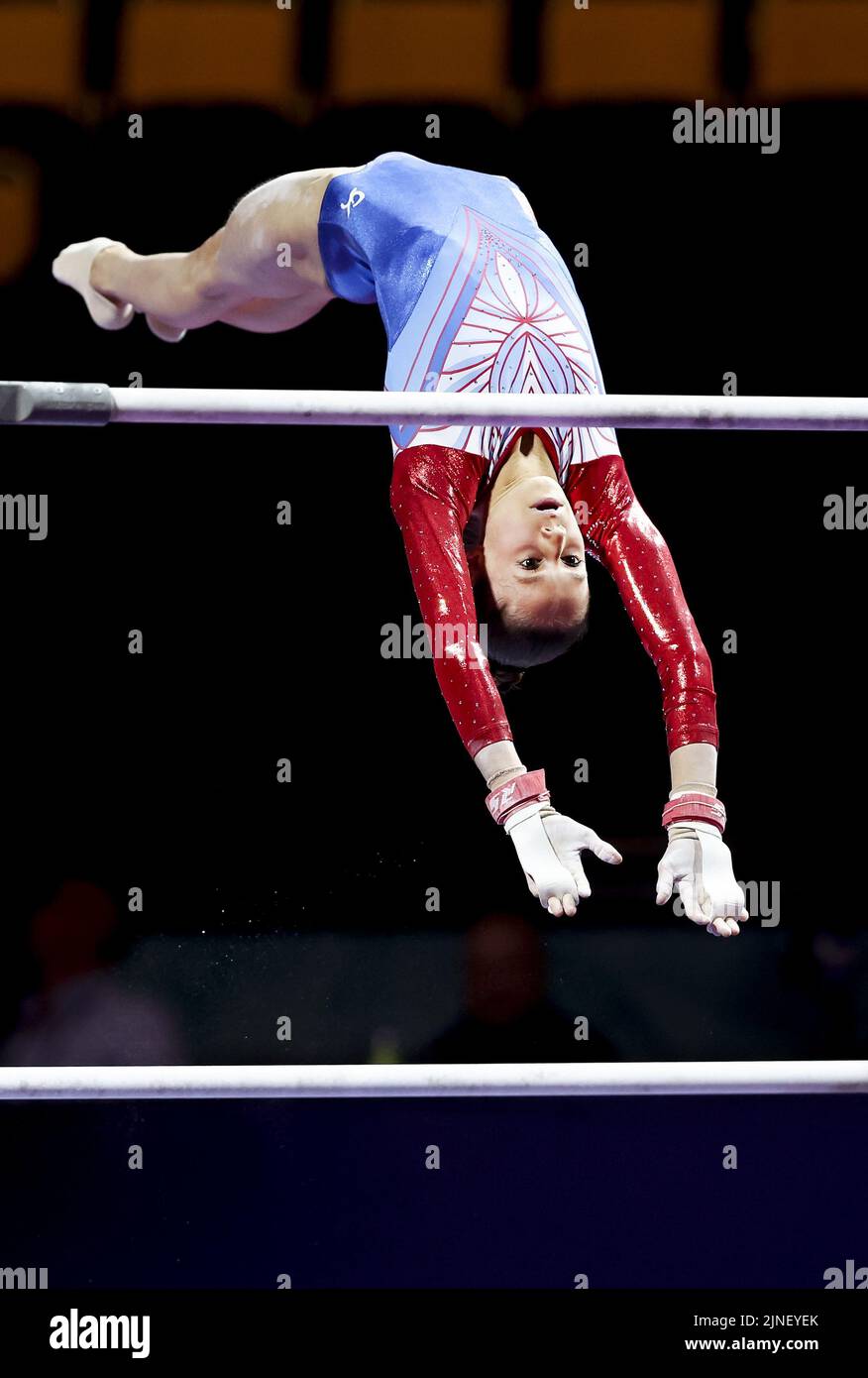 MUNCHEN - Naomi Visser in action during the gymnastics all-round (f ...
