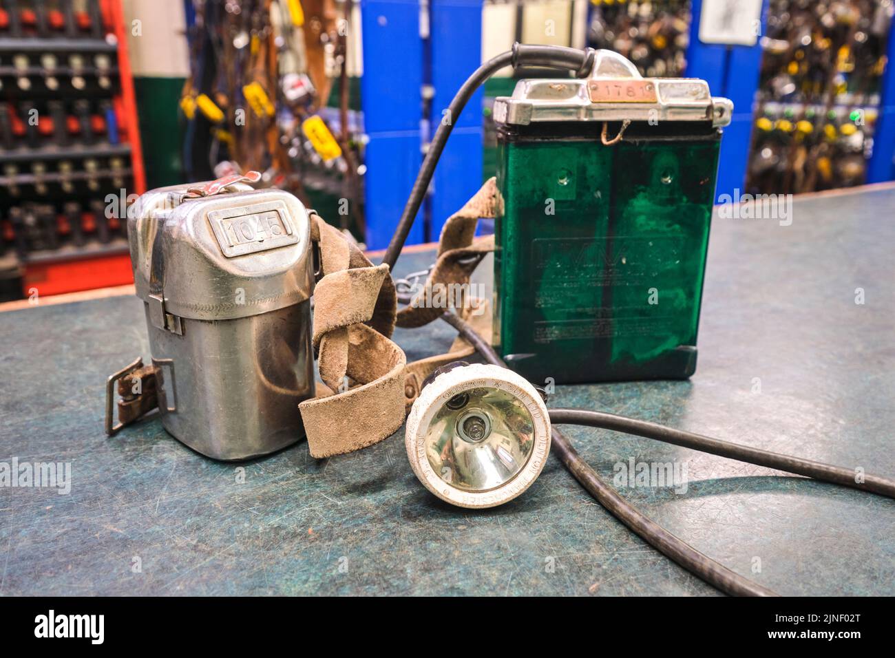 Coal Miners Lights And Batteries