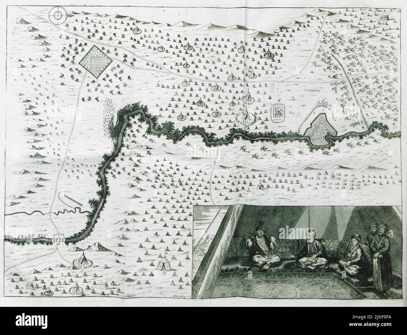 The disposition of the Russian and Ottoman troops in the battle of ...