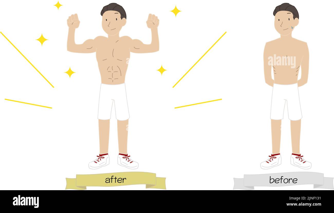 Gain muscle Stock Vector Images - Alamy