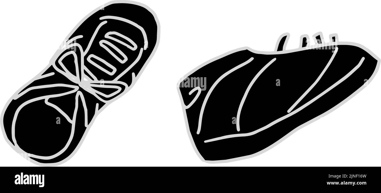 Clothing materials, training wear, jogging shoes Stock Vector Image ...