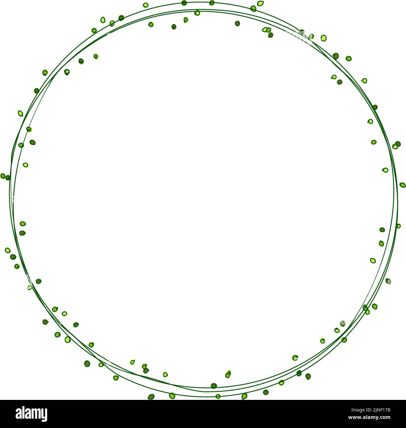 Hand painted decorative borders, plants Stock Vector Image & Art - Alamy