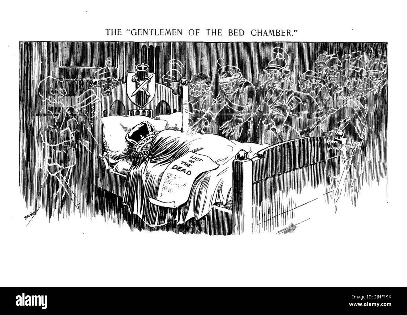 The ''gentlemen of the bed chamber.'' - Luther D. Bradley Stock Photo ...